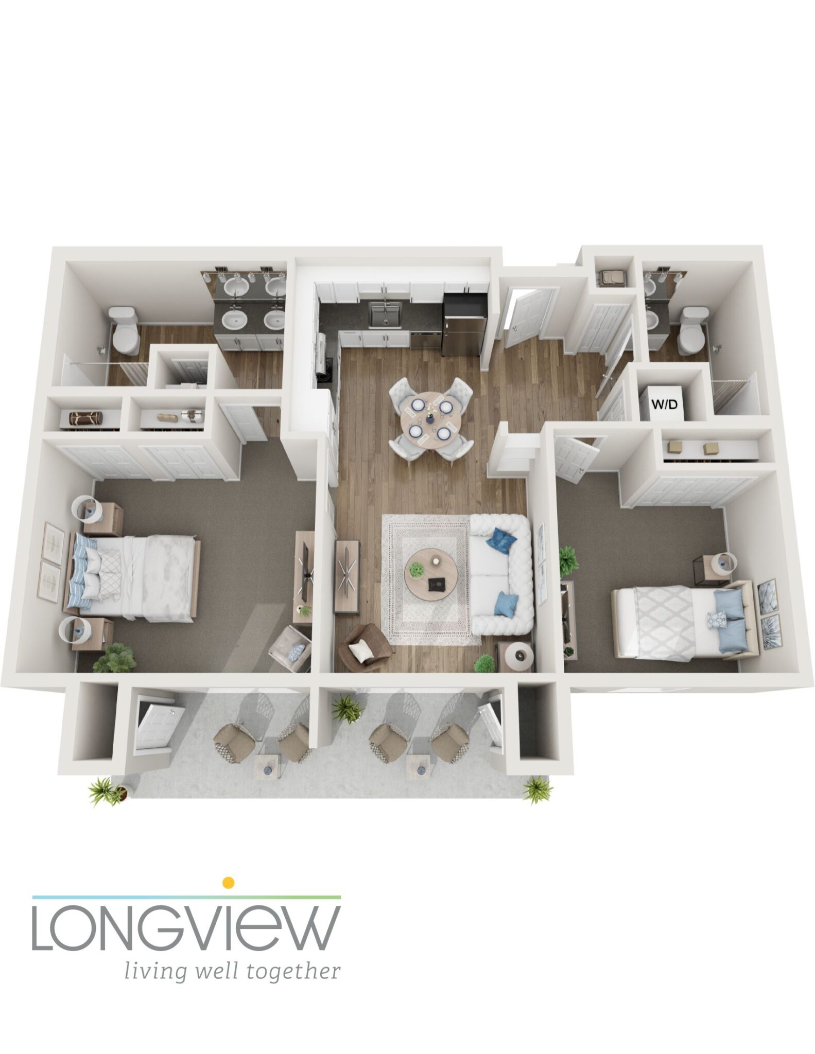 Senior Living Apartment Features and Floor Plans | Longview