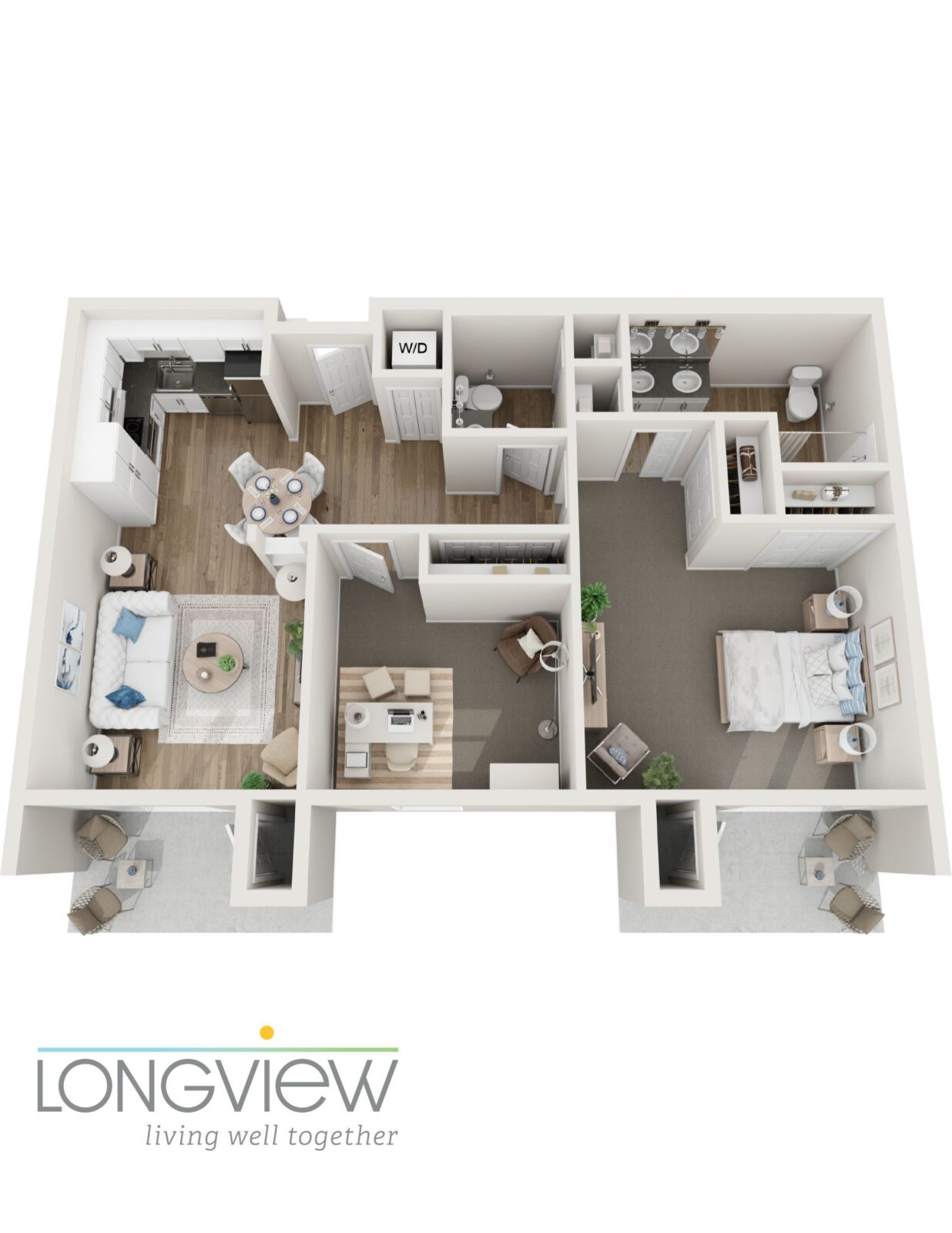 Senior Living Apartment Features and Floor Plans | Longview